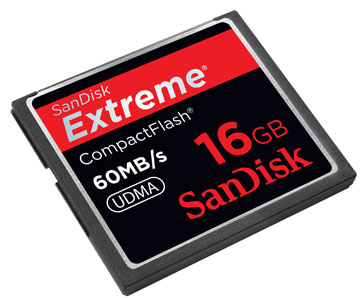 Sandisk extreme 16gb compact flash - sur EnPerdreSonLapin
