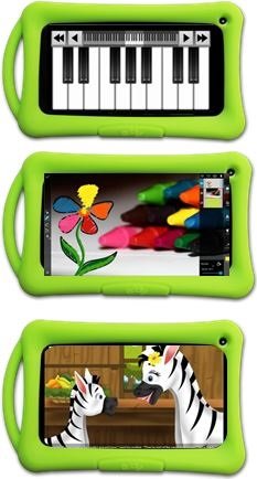 Eddy Kids Tablet (WiFi, 3G via Dongle), Playful Pink : Amazon.in ...