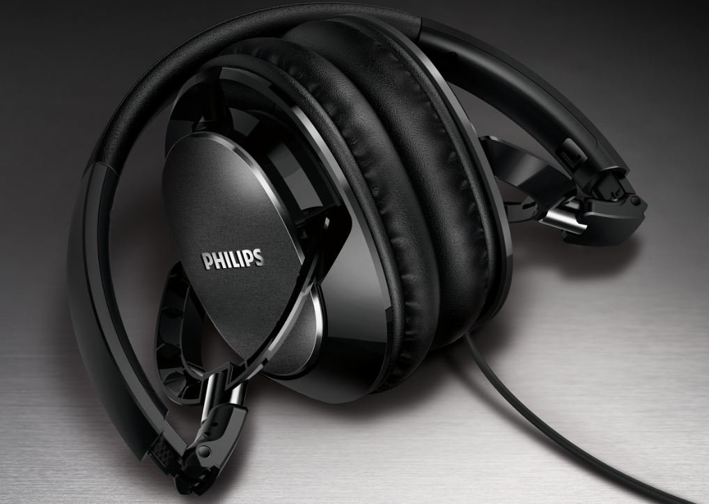 Philips Over-Ear FX5MBK Headphone with Bass Booster Switch and mic ...