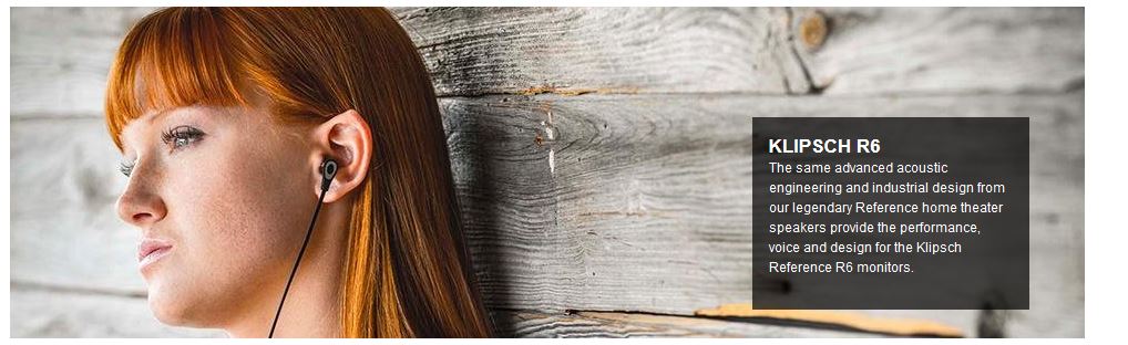 Klipsch Reference R6 in Ear Monitors - Black: Amazon.in: Electronics